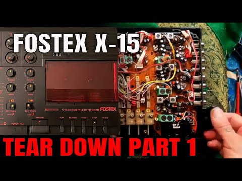 fostex x-15 4-track cassette recorder | Reverb