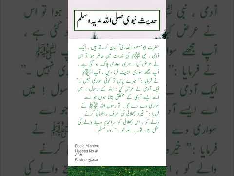 Short Hadiths of Prophet Muhammad in Urdu: A Guide to Patience and Helping Others #youtubeshorts