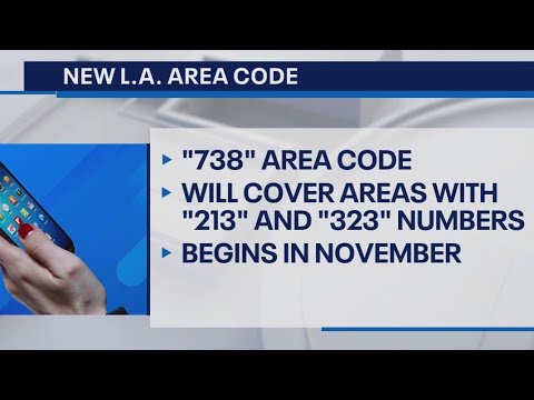LA is getting a new area code this year