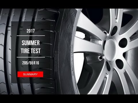2017 Summer Tire Test Results | 205/55 R16