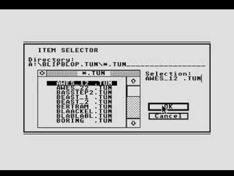 hybrid - format generator intro for Atari ST