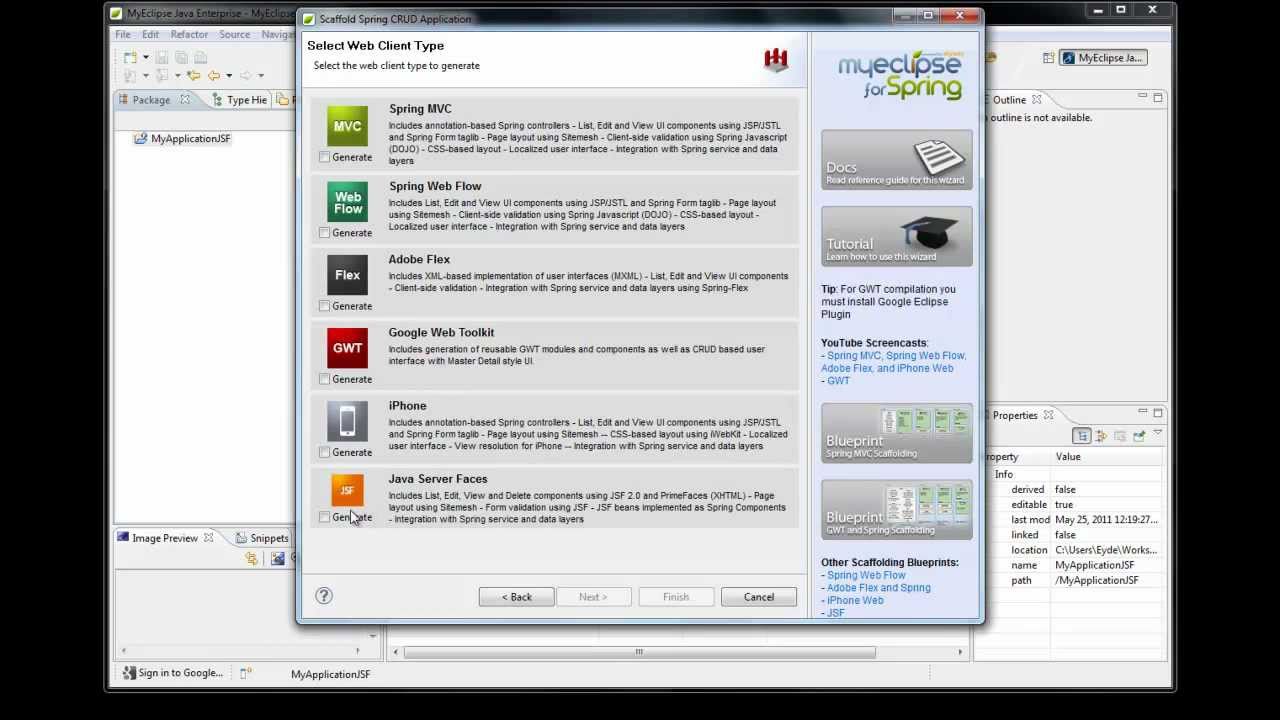 JSF and Primefaces Code Generation - Part 1