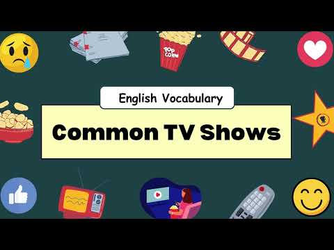 Common TV Shows | English Vocabulary | A1 Level