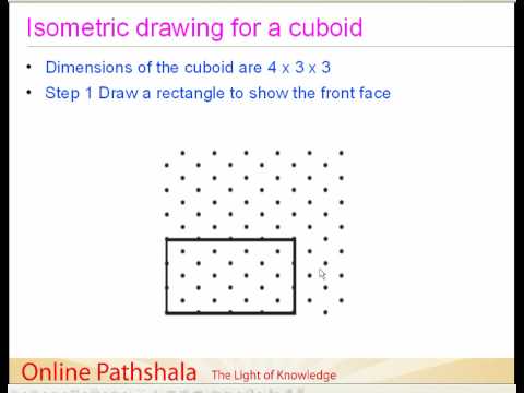 Isometric Drawing - Visualising Solid Shapes Video Lecture - Class 7