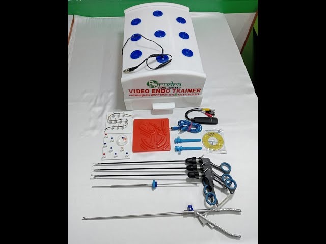 Endo Trainer - Rectangular Shape Endotrainer with 5 Basic Instruments ...