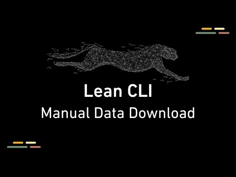 Downloading Data from QuantConnect's Cloud Data Store - LEAN CLI