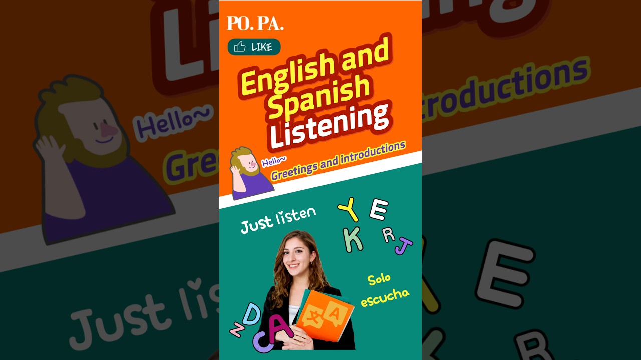 100 English and Spanish Listening Practice : Greetings and Introductions