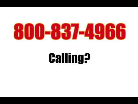 800-837-4966 Calls Only If You Have a Problem