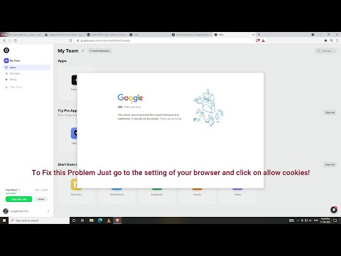 Fix | Google Error 400 (The server cannot process the request because it is malformed).