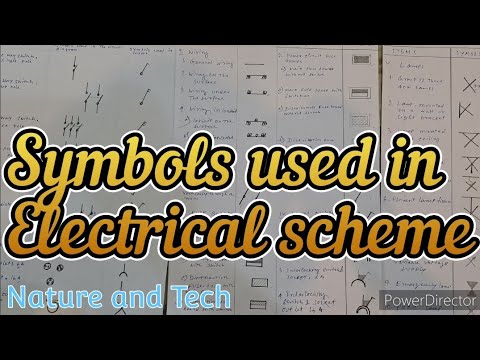 Symbols used in Circuit diagram /Symbols used in Electrical layout