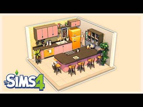 COLORFUL KITCHEN (SPRING-SIX CC) ???????? #shorts | The Sims 4 Speedbuild