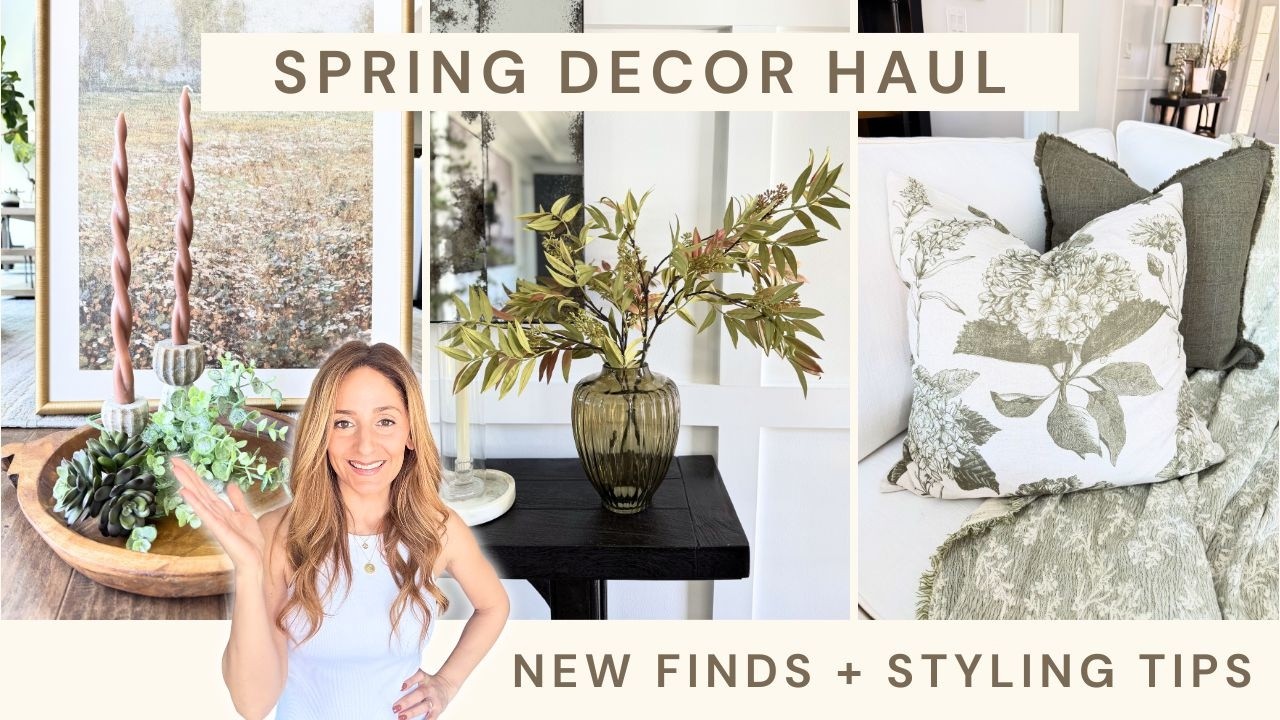 NEW Spring Décor Haul 2026 | Decorating Tips for Spring | Neutral Spring Decor