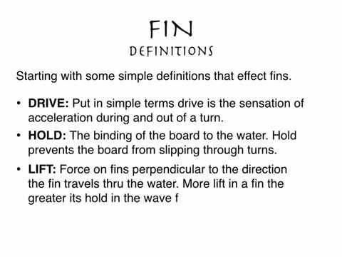 FIN Definitions