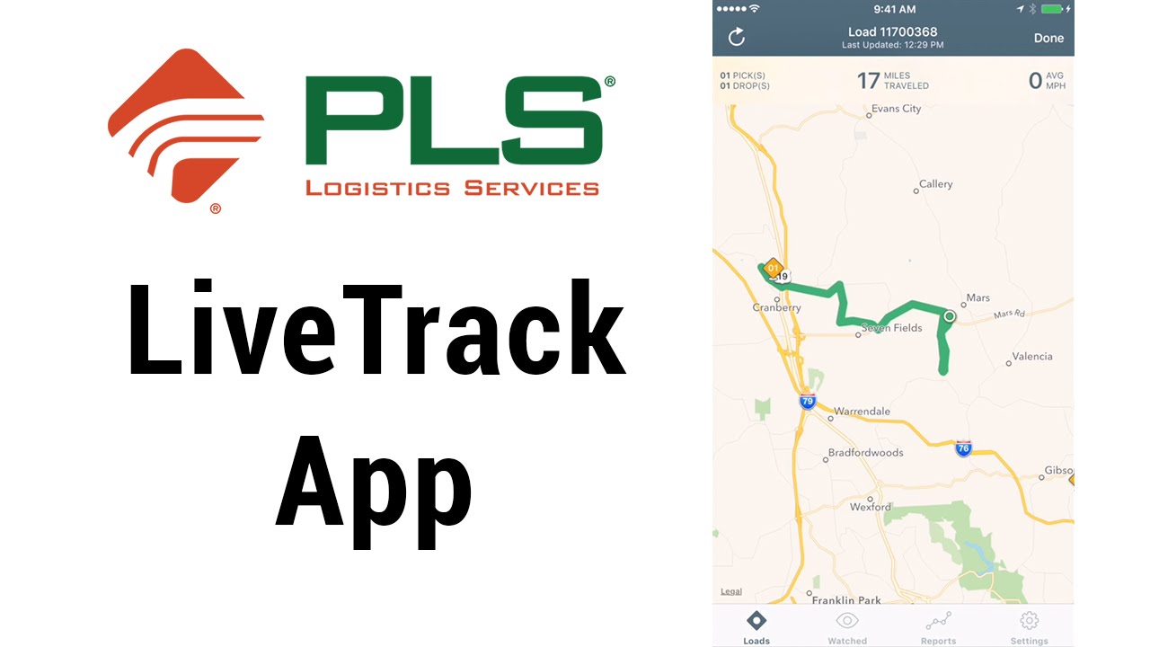 PLS LiveTrack tutorial