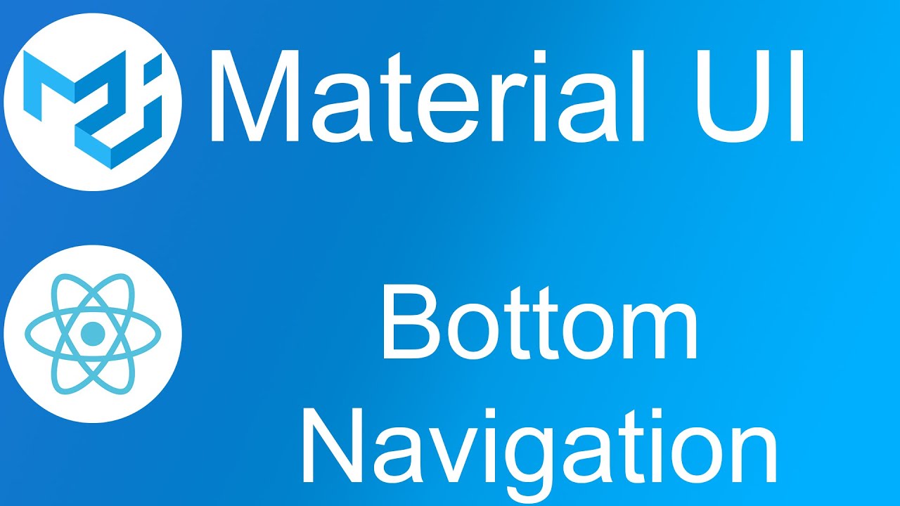 Material UI - Bottom Navigation