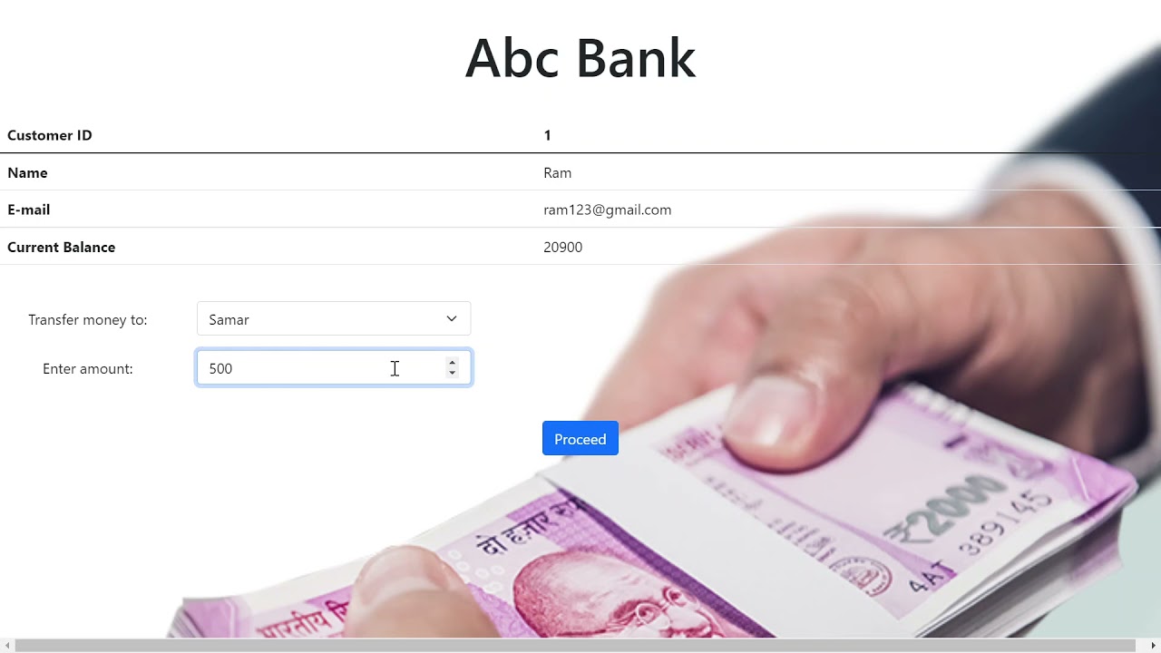 TSF Internship - Basic Banking System