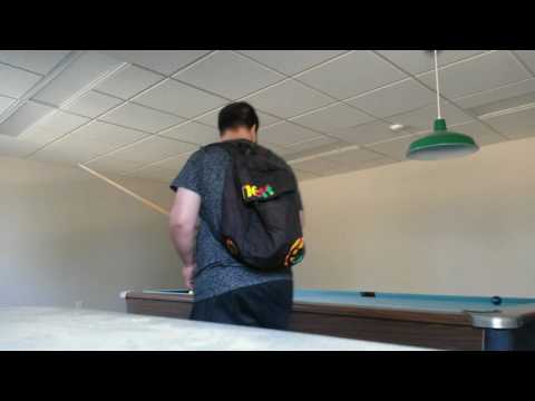 Playing pool in an abandoned Dorm room building!
