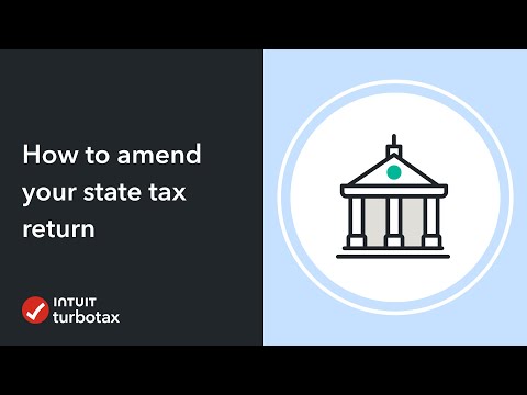 How to amend your state tax return - TurboTax Support Video