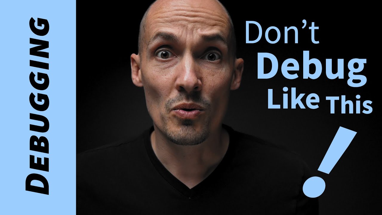 How not to debug your programs.