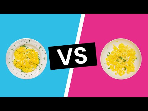 Hard Scrambled Eggs vs Soft Scrambled Eggs