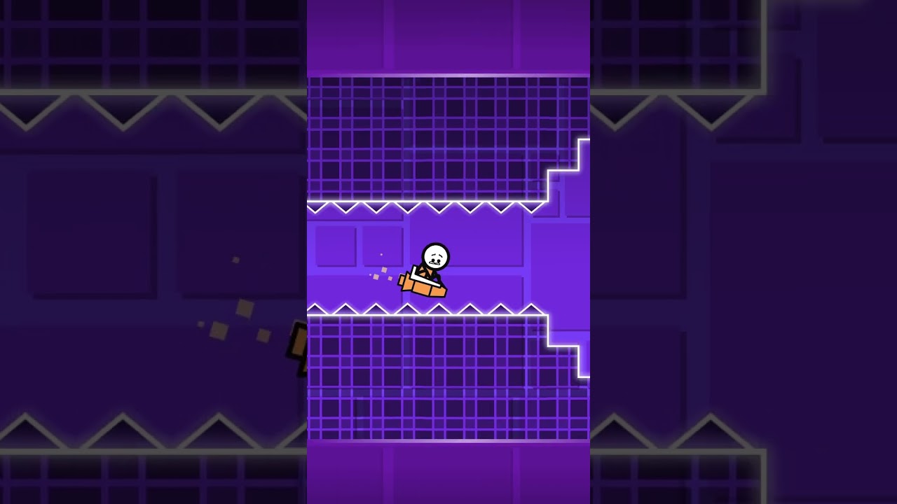 Running from Geometry Dash Cube #shorts