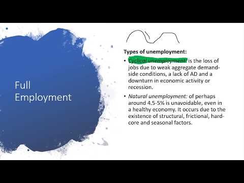 Goal of Full Employment Measurement and Limitations