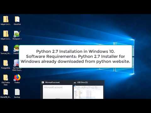 Python 2.7 Installation in Windows 10