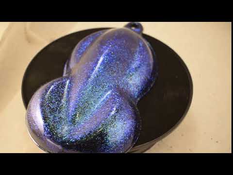 Extreme Blue Color Shifting Metal Flake 4 oz .015 0.015 Paint Quality ...