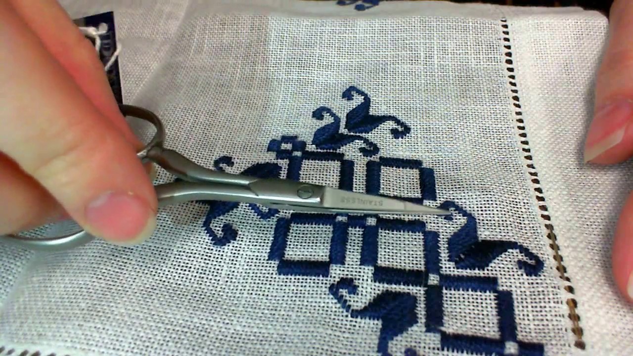 Dovo Hardanger Scissors Cutting Demonstration