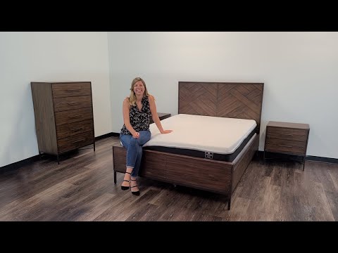Coaster 4PC Queen Charlie Modern Rustic Bedroom Set Savvy Shopping Network