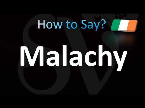 How to Pronounce Malachy (Irish)