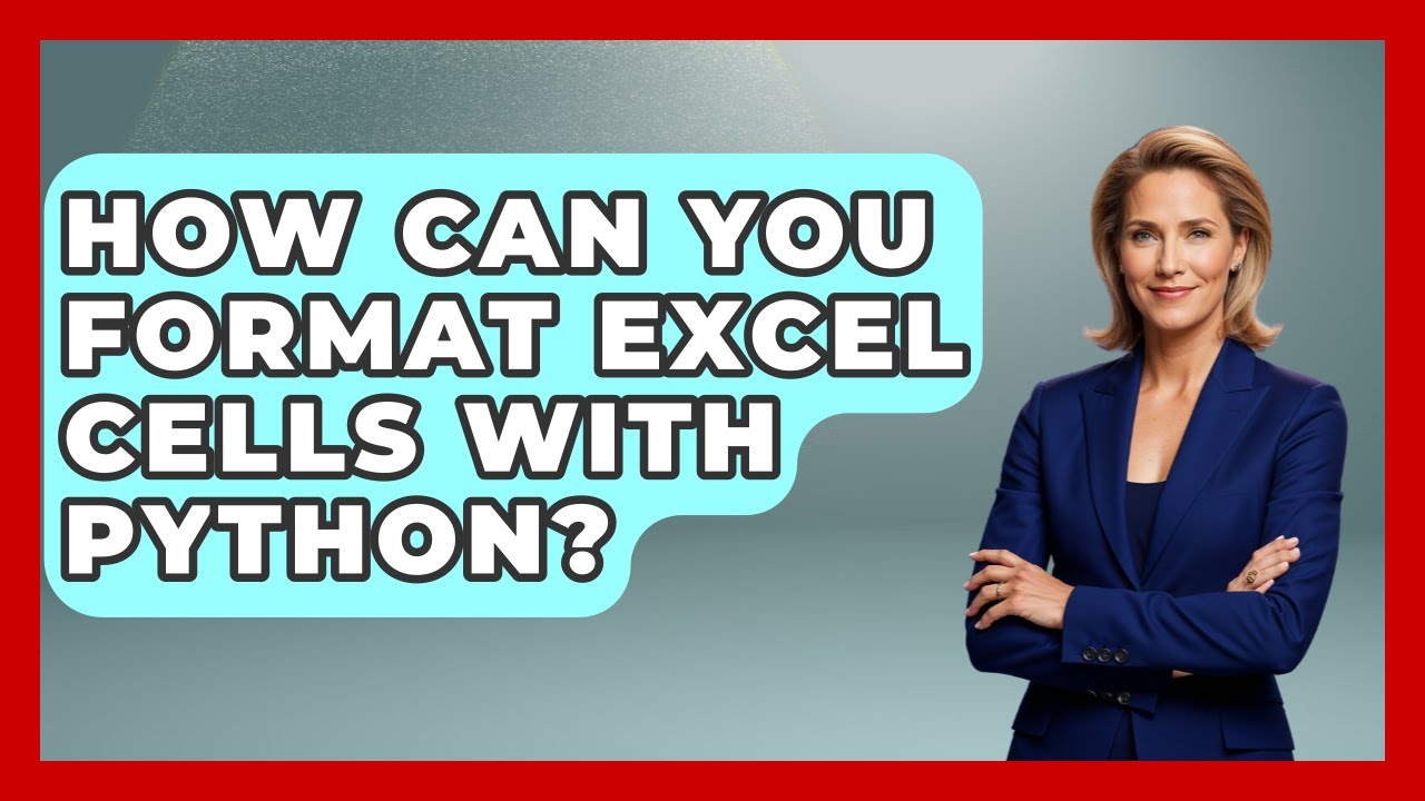 How Can You Format Excel Cells With Python? - Python Code School