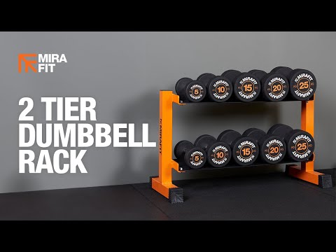 2 Tier Dumbbell Rack | Mirafit
