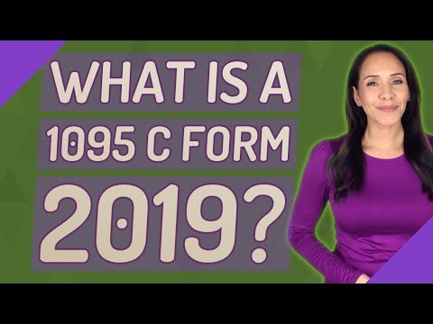 What is a 1095 C Form 2019?