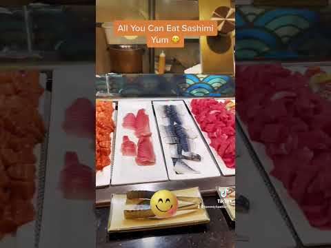 All You Can Eat Sashimi | Teppanyaki Grill Supreme Buffet | AYCE Sahimi #ayce #sashimi #teppanyaki