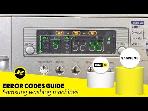 Samsung Washing Machine Error Codes