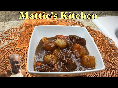 The World's Best Beef Stew Recipe | Old Fashion Beef Stew | Mattie's Kitchen