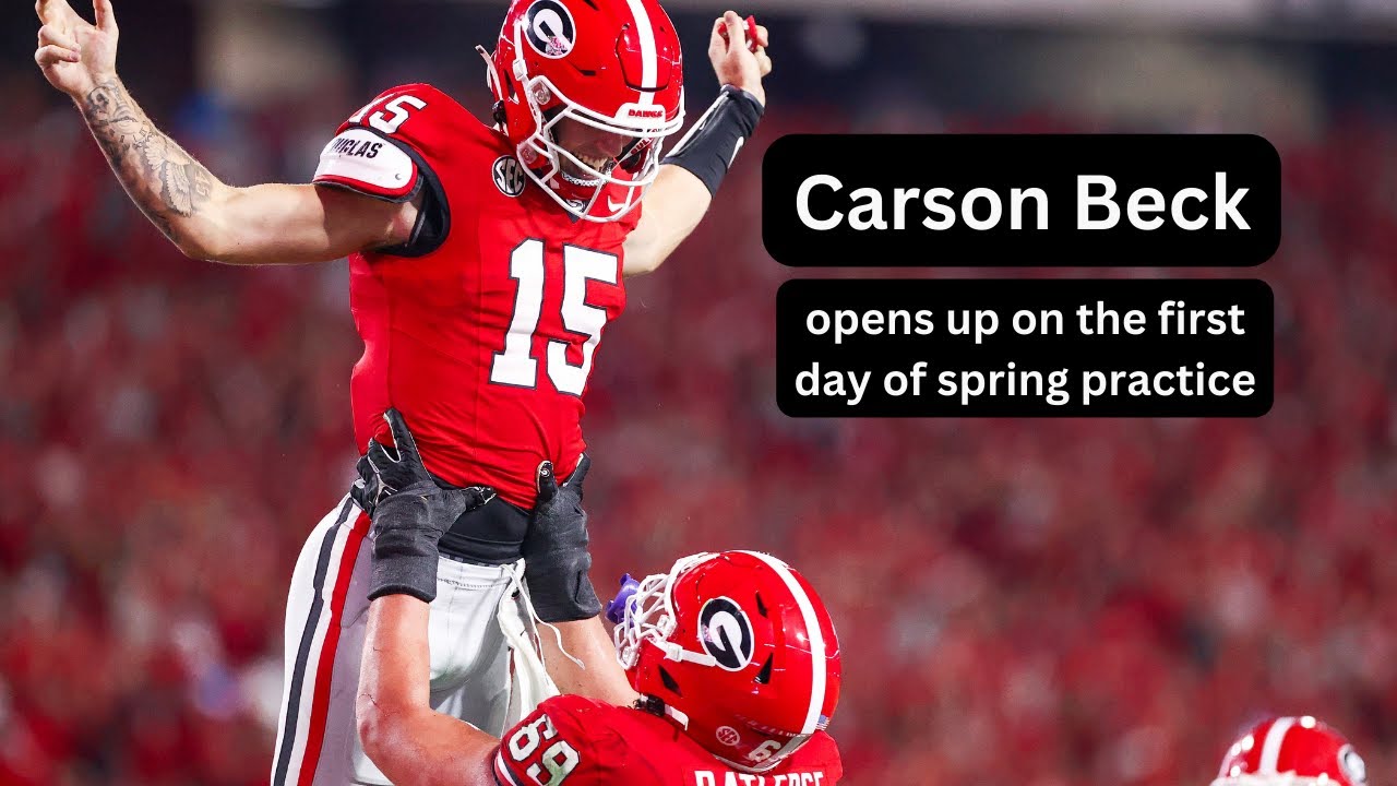 Carson Beck talks about his new lambo