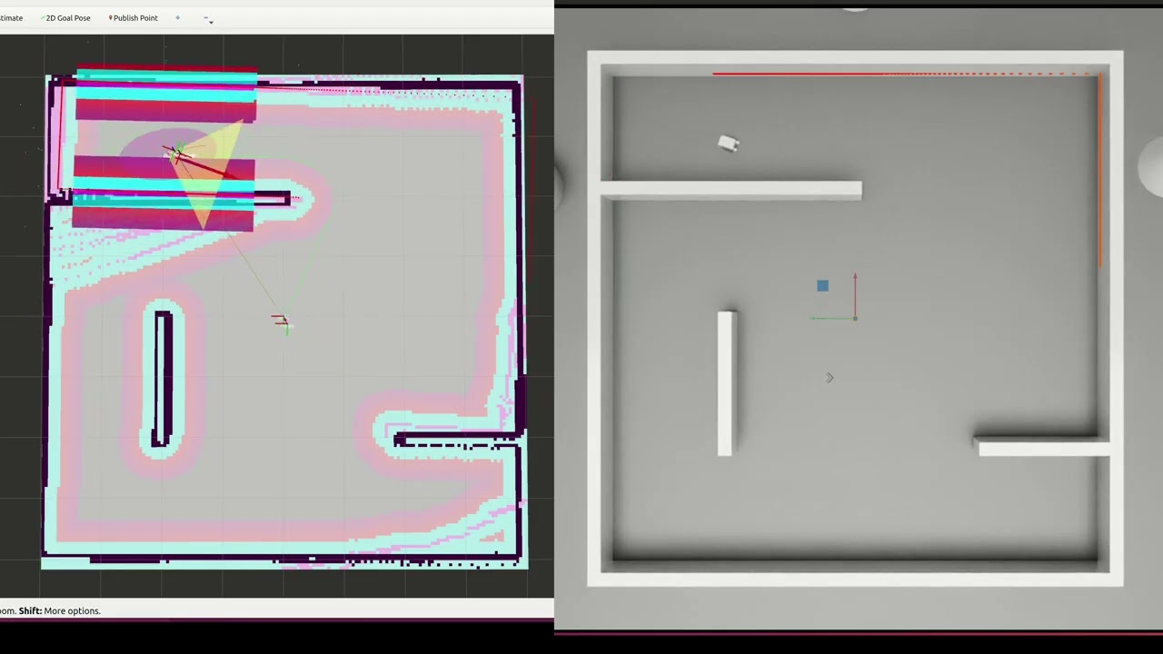 Autonomous Navigation in Isaac Sim using Nav2