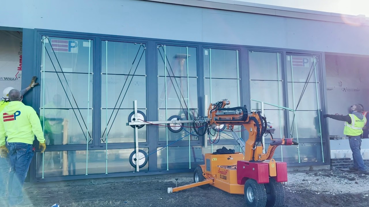 Pre-Assembled Storefront Wall