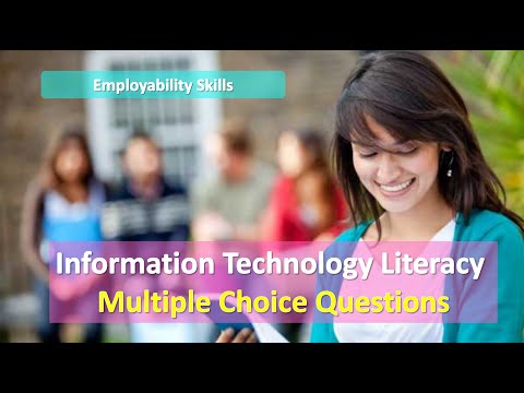 Employability Skills Information Technology IT Literacy Multiple Choice Questions MCQ