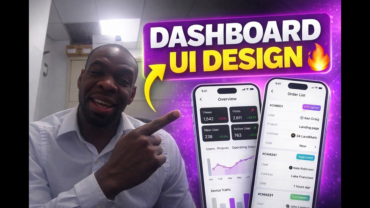 How to Design a Clean Dashboard UI in Figma (Management System App Tutorial)