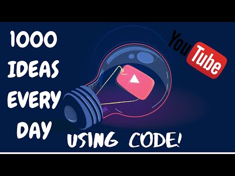 How To Get Ideas For Youtube, With Google Trends API (using code)
