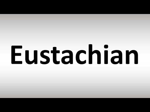 How to Pronounce Eustachian