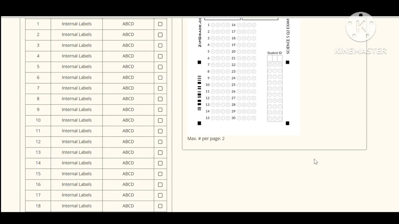 Zipgrade guideHow to Customize & Generate Answer sheets for a specific class