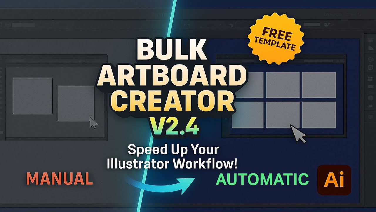 BULK ARTBOARD CREATOR V2.4: Illustrator's Missing Feature!