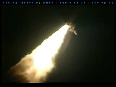 The launch of STS-72 (the real sound of liftoff!)
