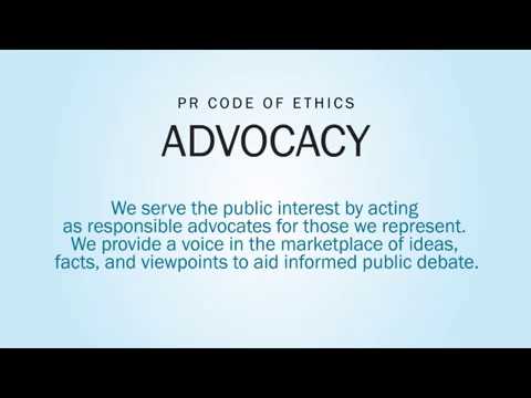 Ep. 7. PR Ethics Code Value: Advocacy with Ashley Foster, APR