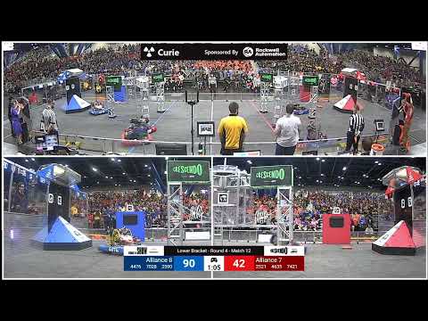 Match 12 (R4) - 2024 FIRST Championship - Curie Division sponsored by Rockwell Automation