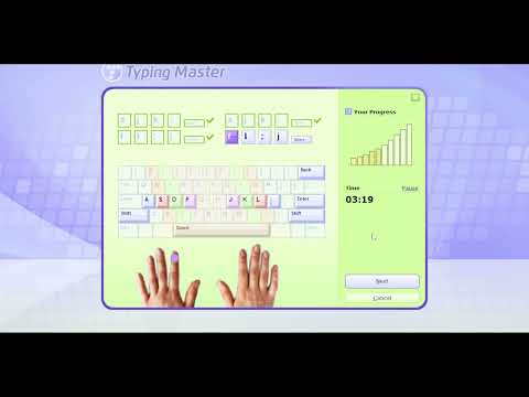 Typing Master - Lesson 1.3, 1.4